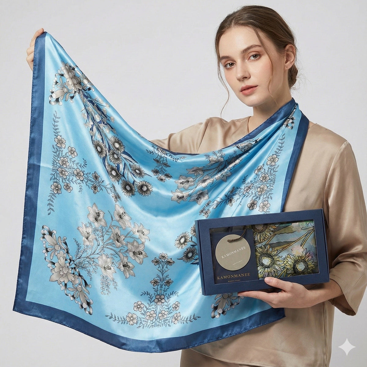 Gift Box - Scarf and Shawl Multicolor – KAMONMANEE